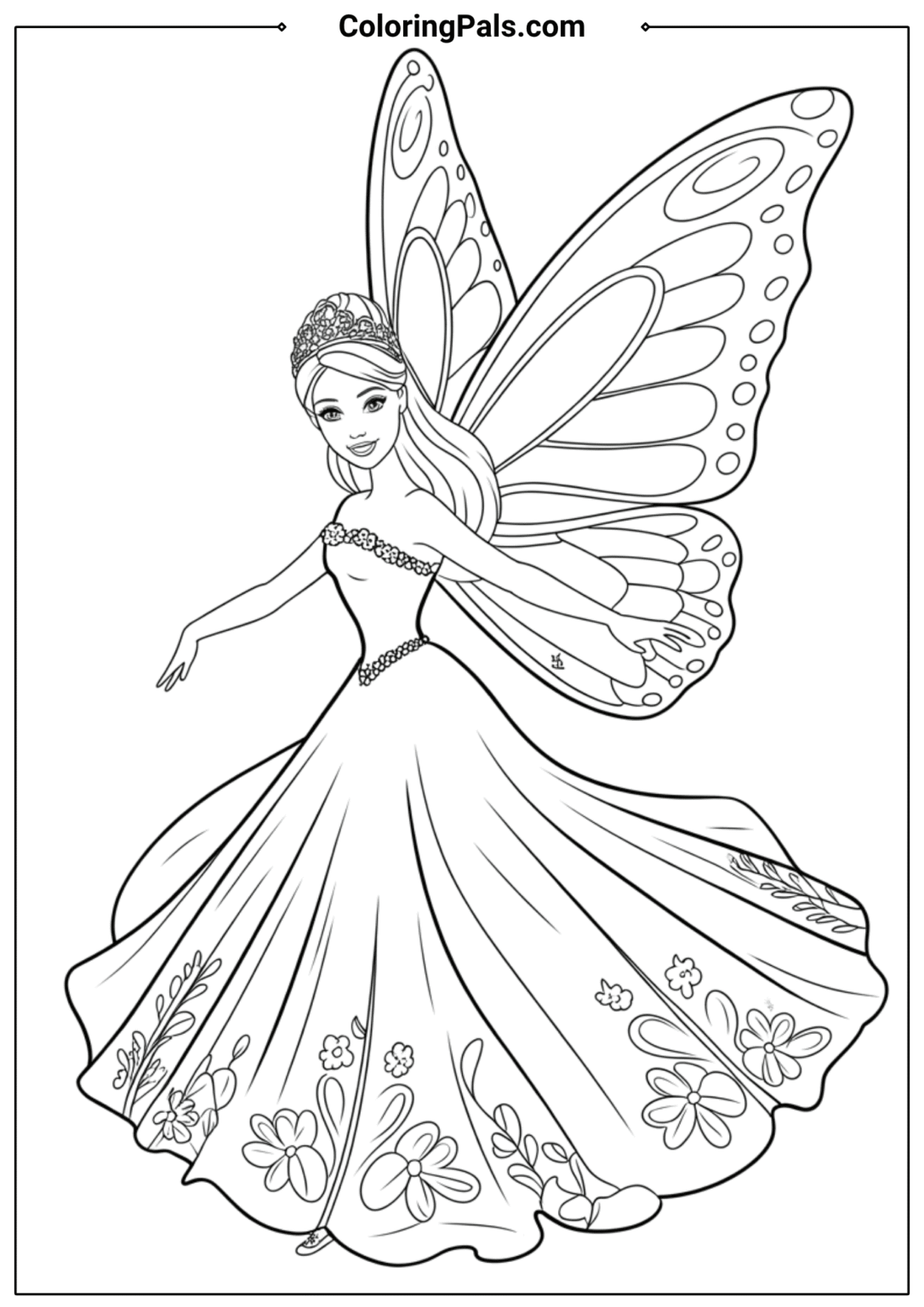 200+ Free Barbie Coloring Pages | Printable PDF
