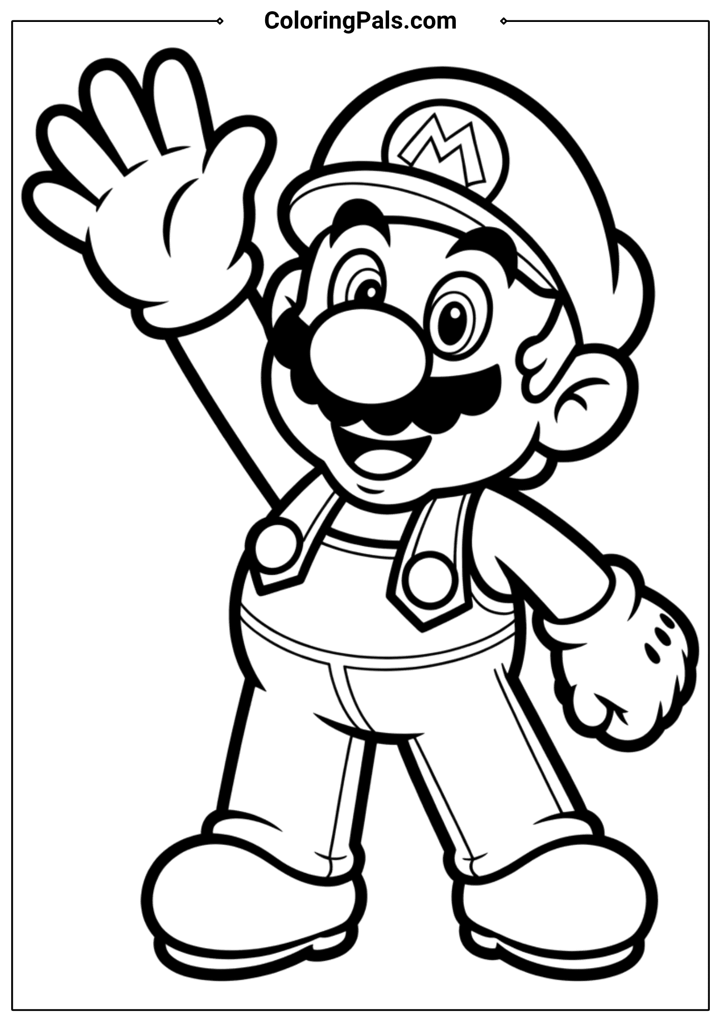 150+ Best Mario Coloring Pages (Free & Printable)