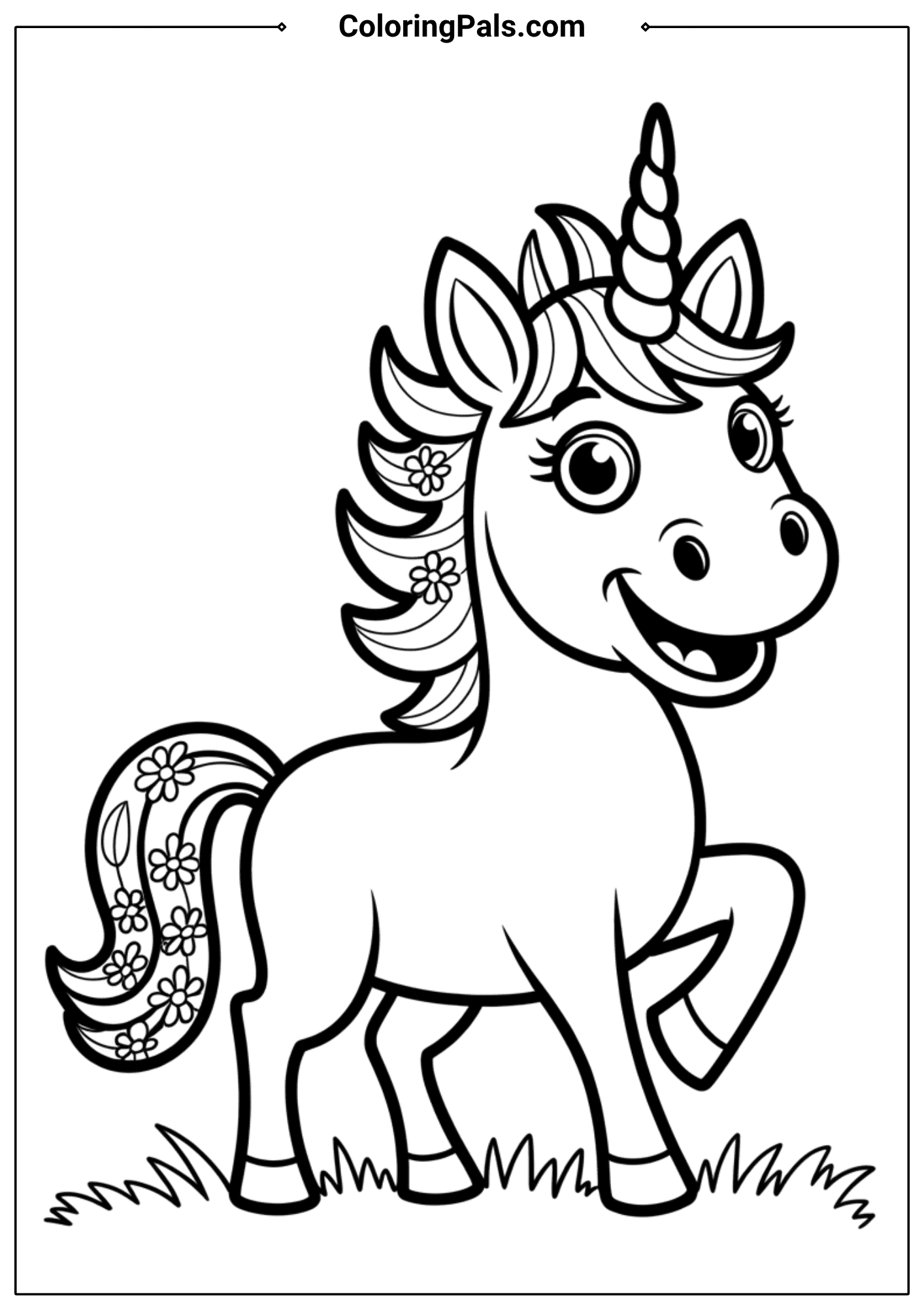 120+ Free Printable Unicorn Coloring Pages | For Kids Adults