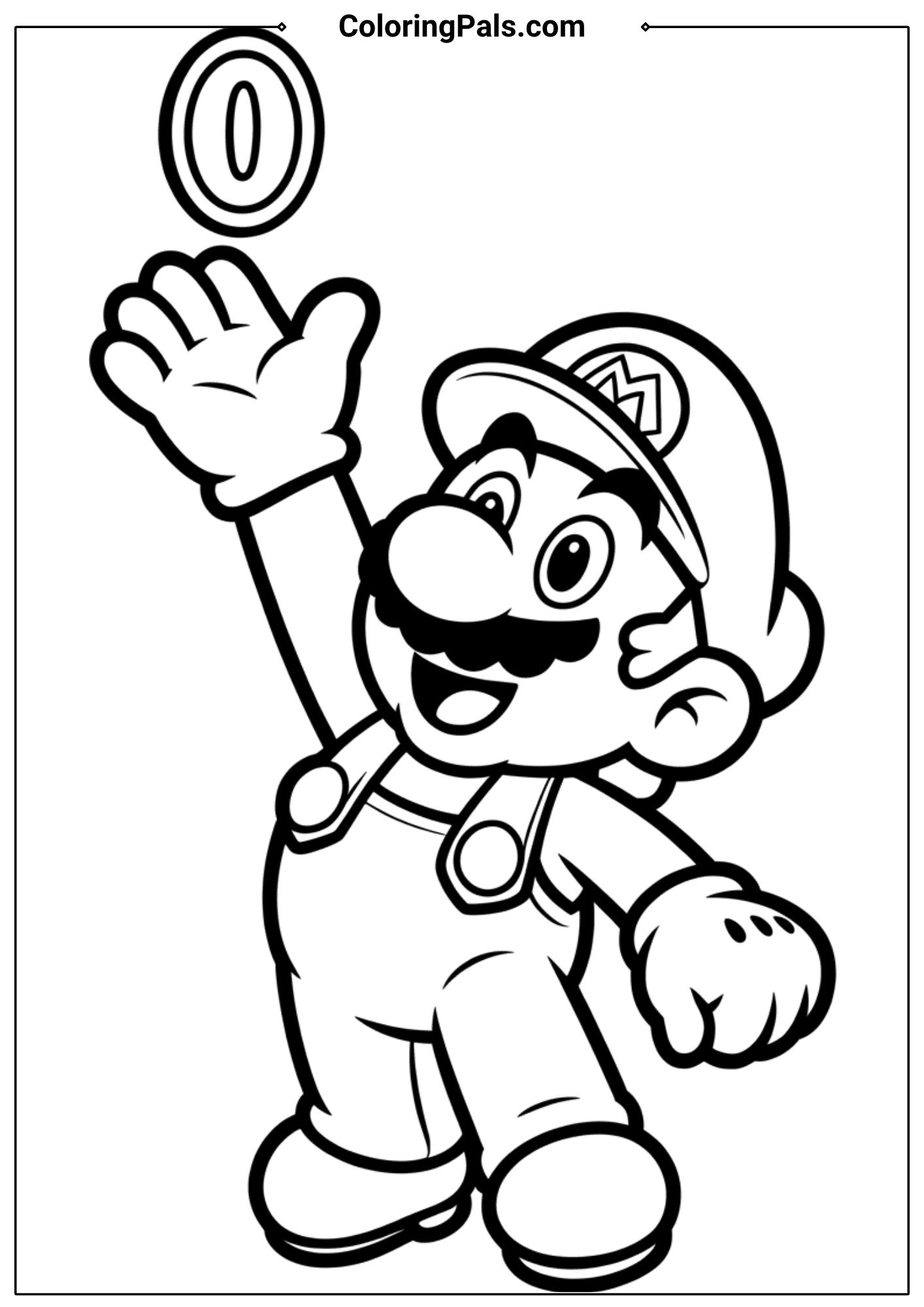 150+ Best Mario Coloring Pages (Free & Printable)