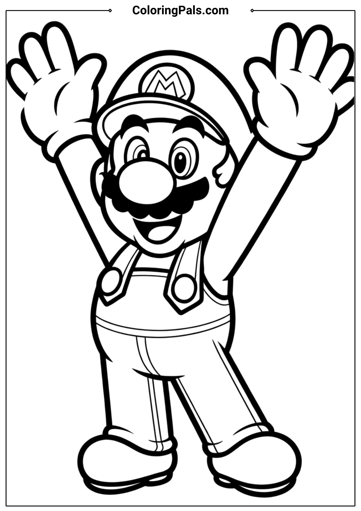 150+ Best Mario Coloring Pages (Free & Printable)