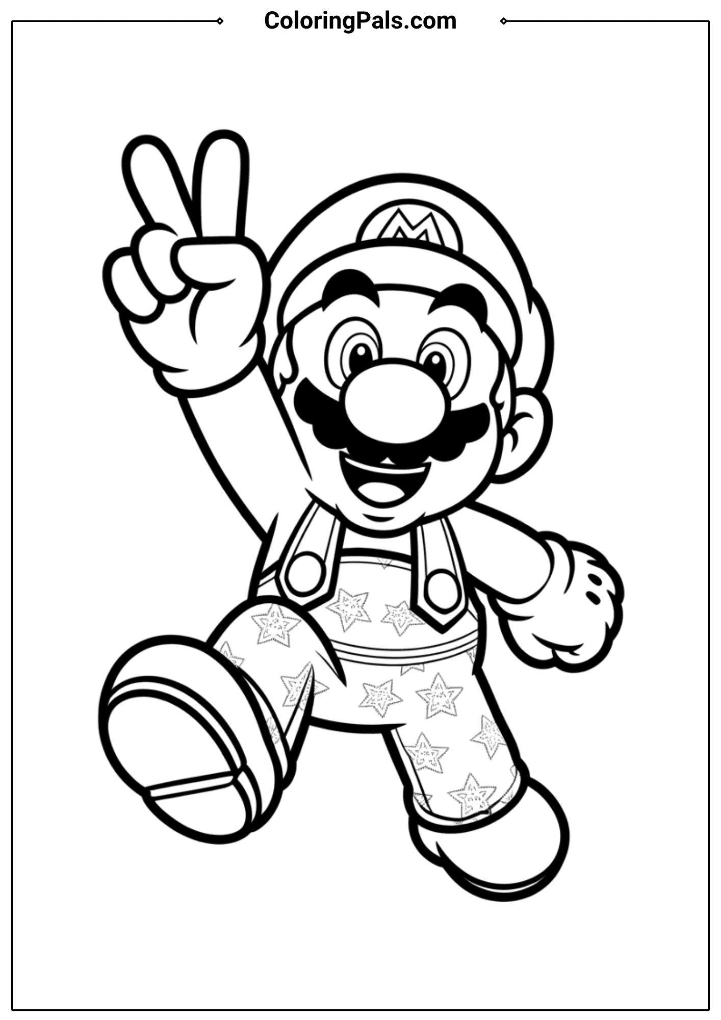 150+ Best Mario Coloring Pages (Free & Printable)