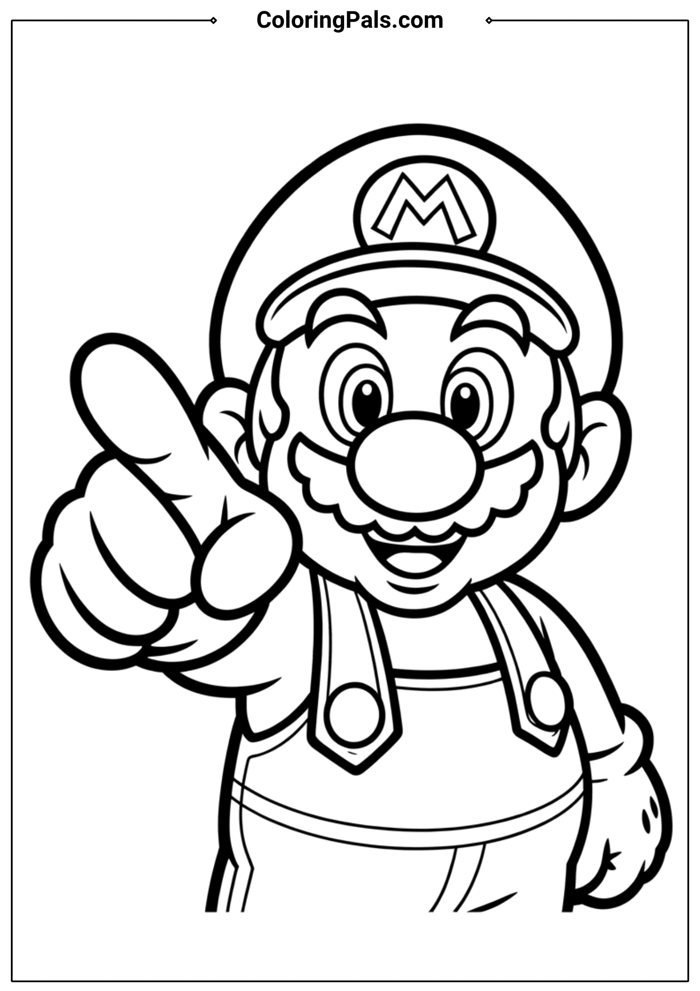150+ Best Mario Coloring Pages (Free & Printable)