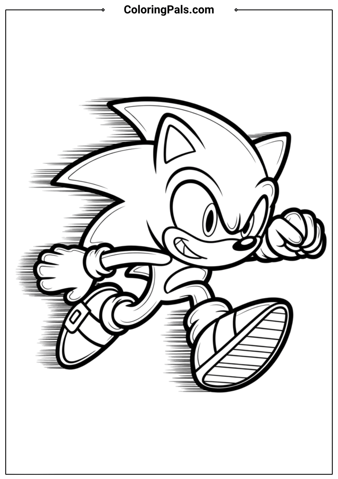 150+ Ultimate FREE Sonic Coloring Pages (PDF Printable)