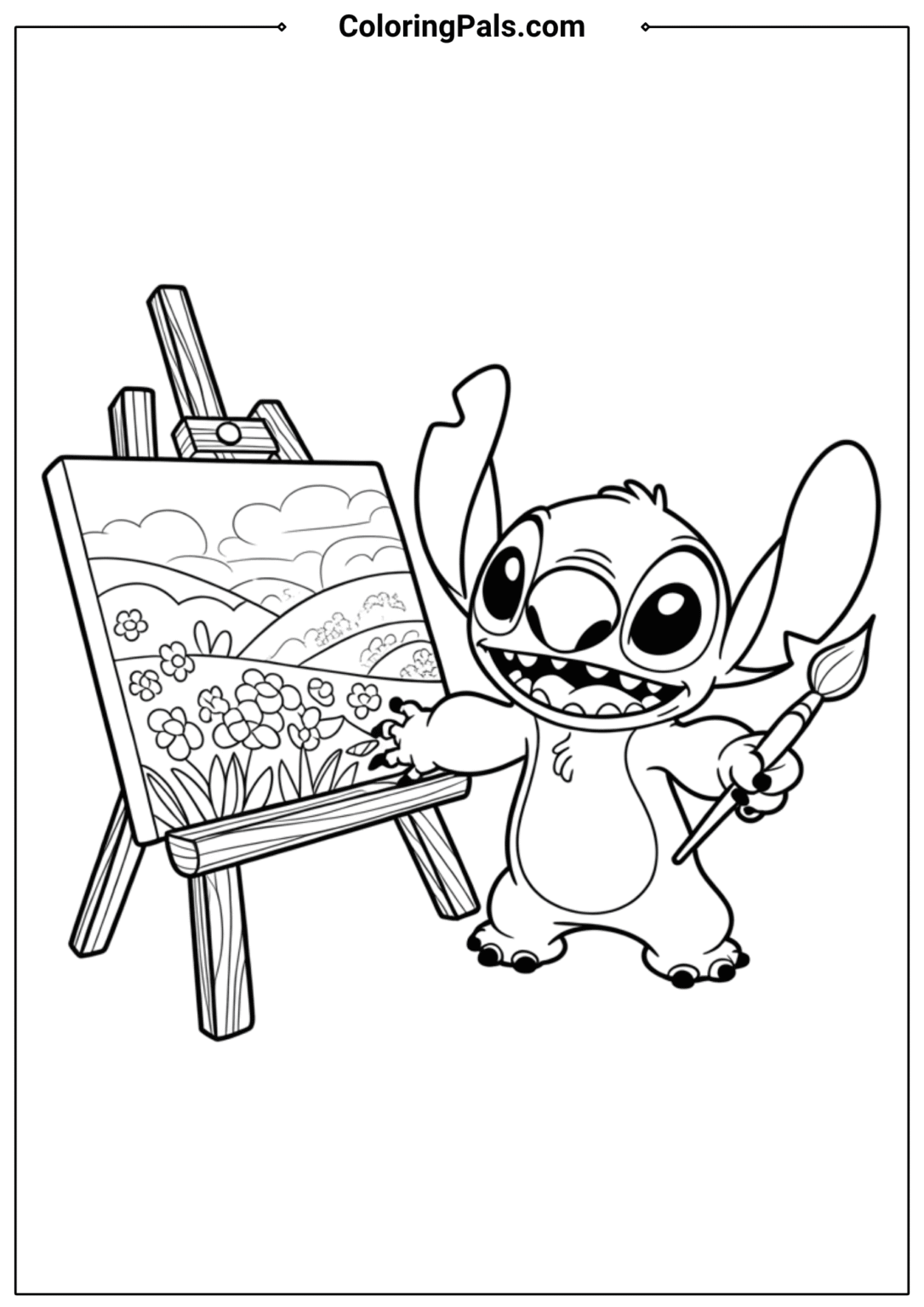 75+ Free Printable Stitch Coloring Pages - High Quality PDFs