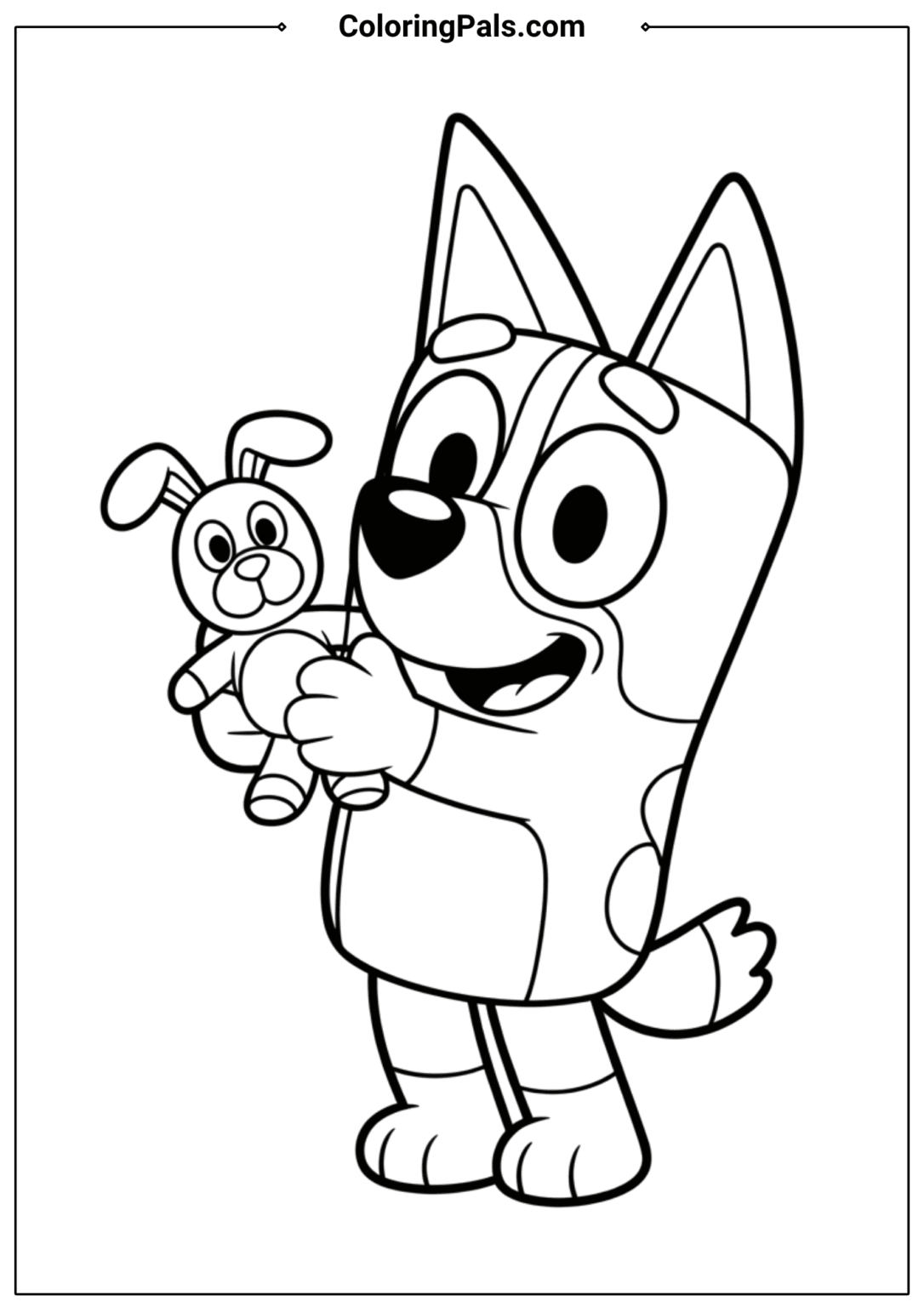 Bluey Coloring Pages - 50+ Free Printable | Download Now