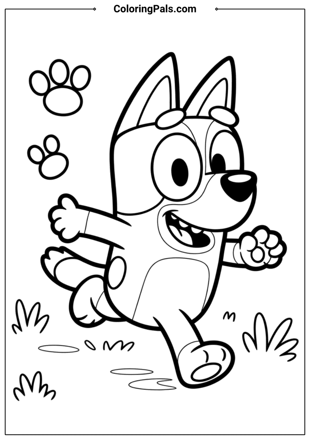 Bluey Coloring Pages - 50+ Free Printable | Download Now