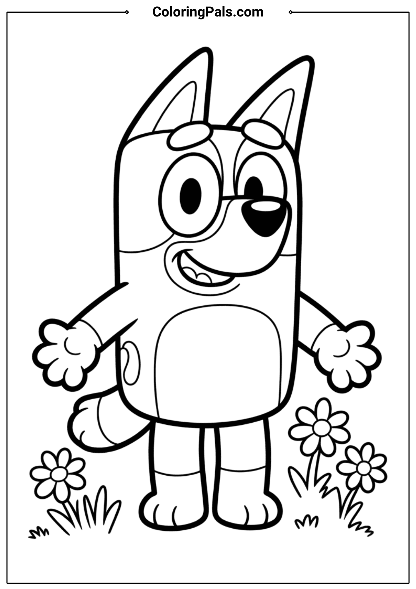 Bluey Coloring Pages - 50+ Free Printable | Download Now