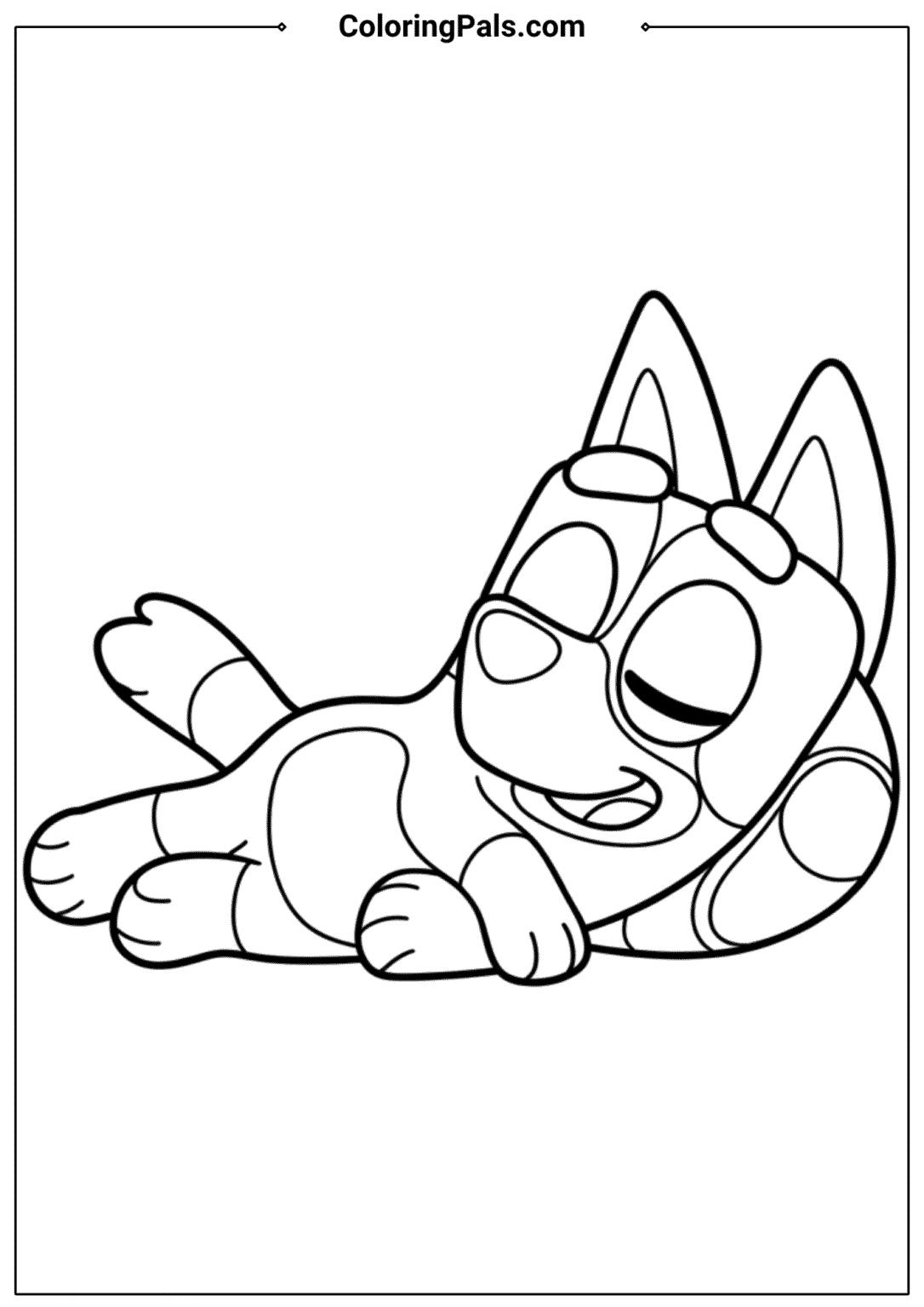 Bluey Coloring Pages - 50+ Free Printable | Download Now