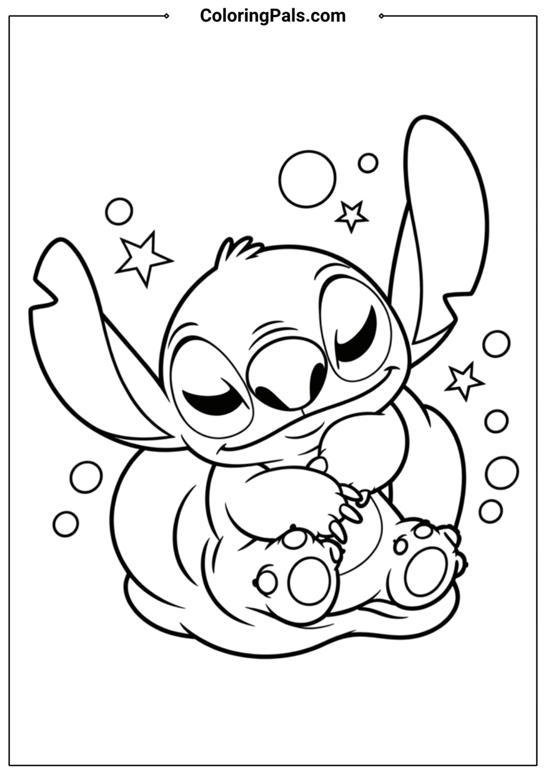 75+ Free Printable Stitch Coloring Pages - High Quality PDFs