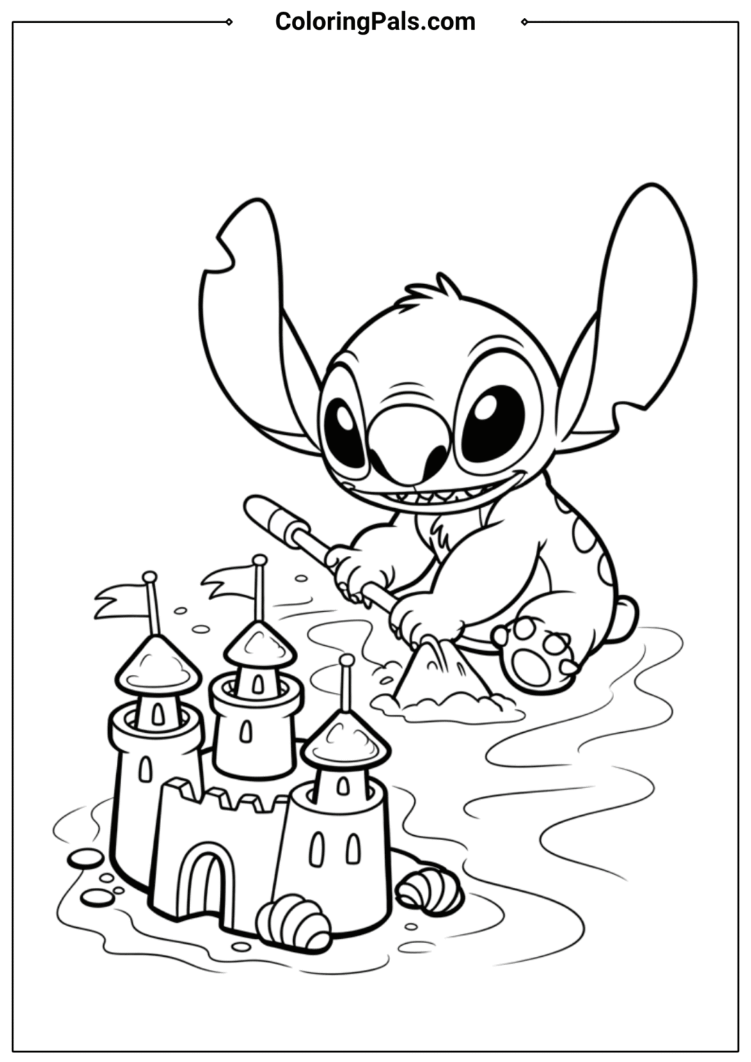 75+ Free Printable Stitch Coloring Pages - High Quality PDFs