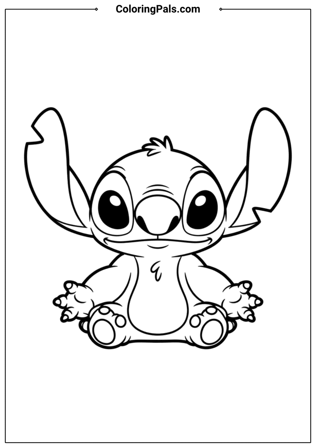 75+ Free Printable Stitch Coloring Pages - High Quality PDFs