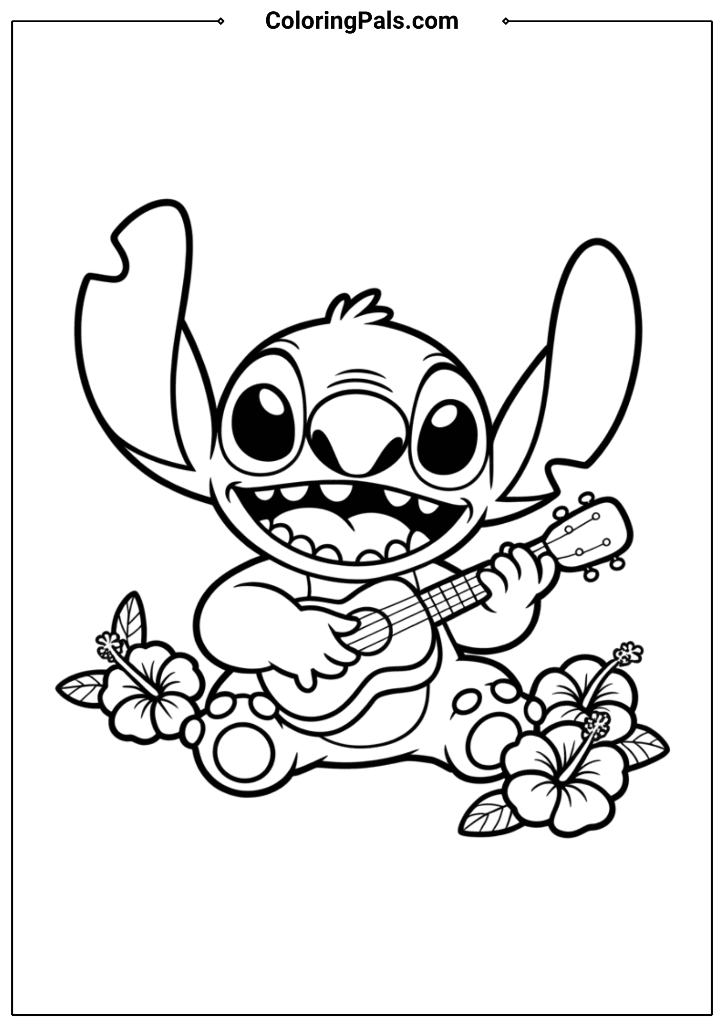75+ Free Printable Stitch Coloring Pages - High Quality PDFs