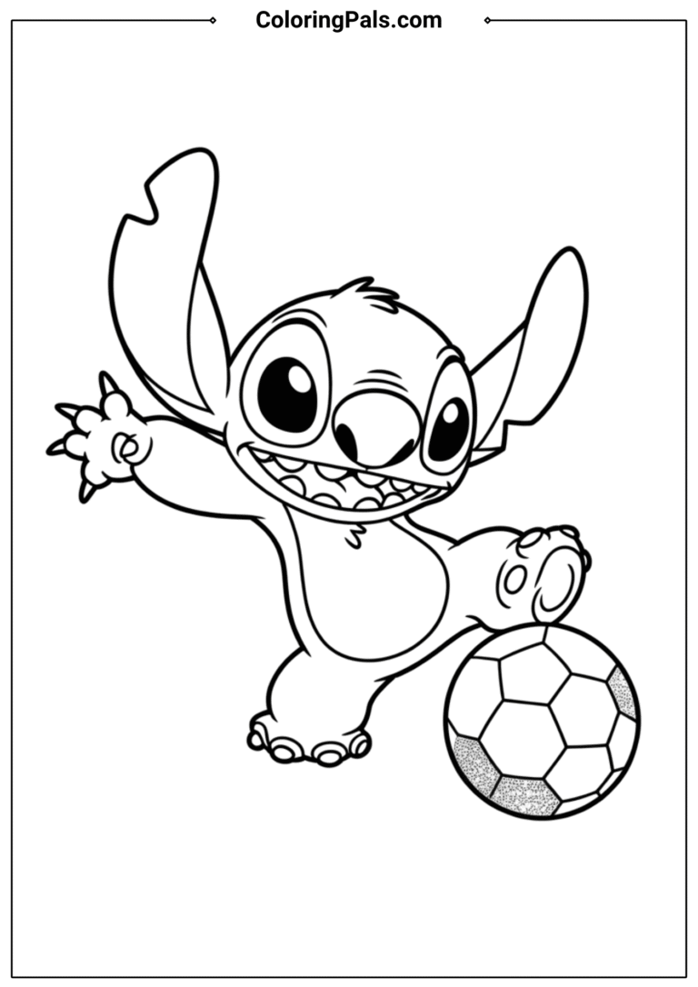 75+ Free Printable Stitch Coloring Pages - High Quality PDFs