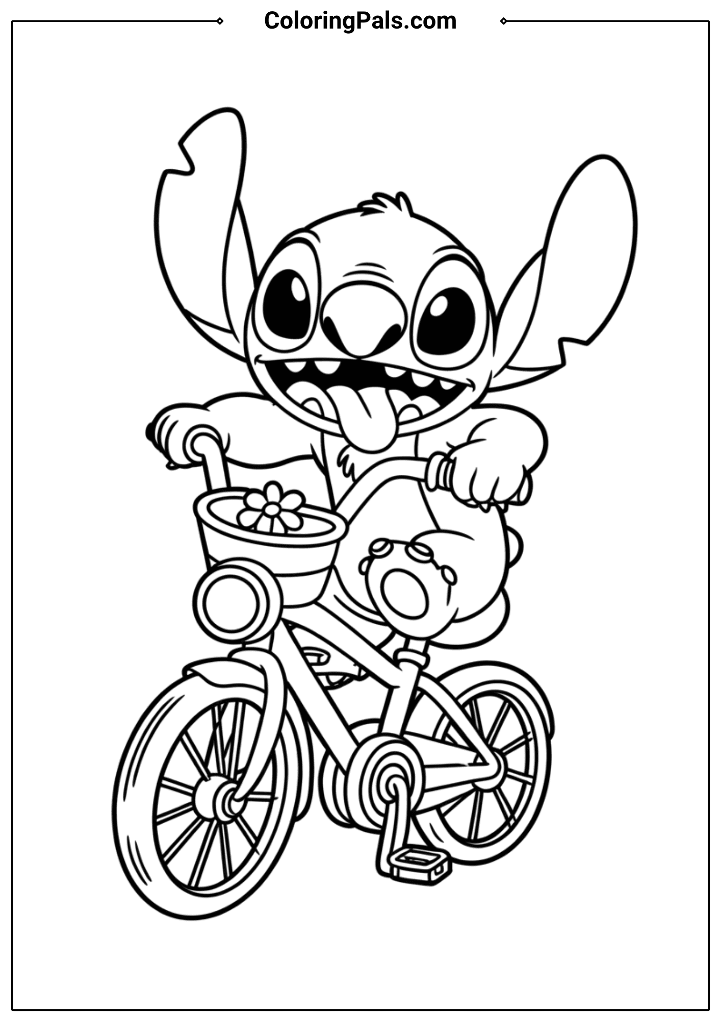75+ Free Printable Stitch Coloring Pages - High Quality PDFs