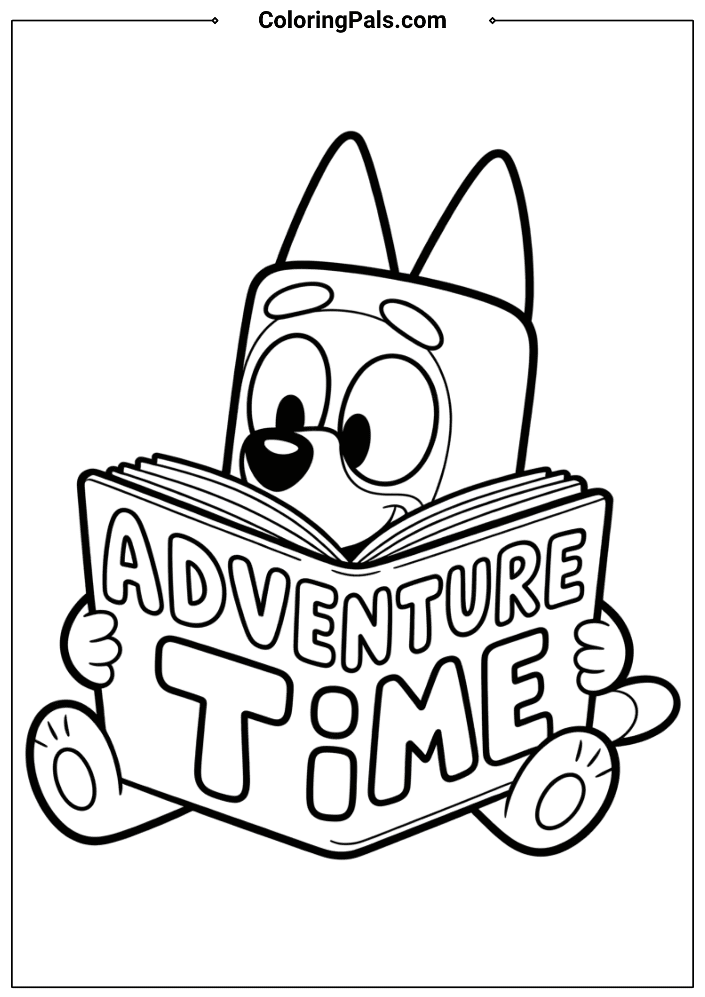 Bluey Coloring Pages - 50+ Free Printable | Download Now