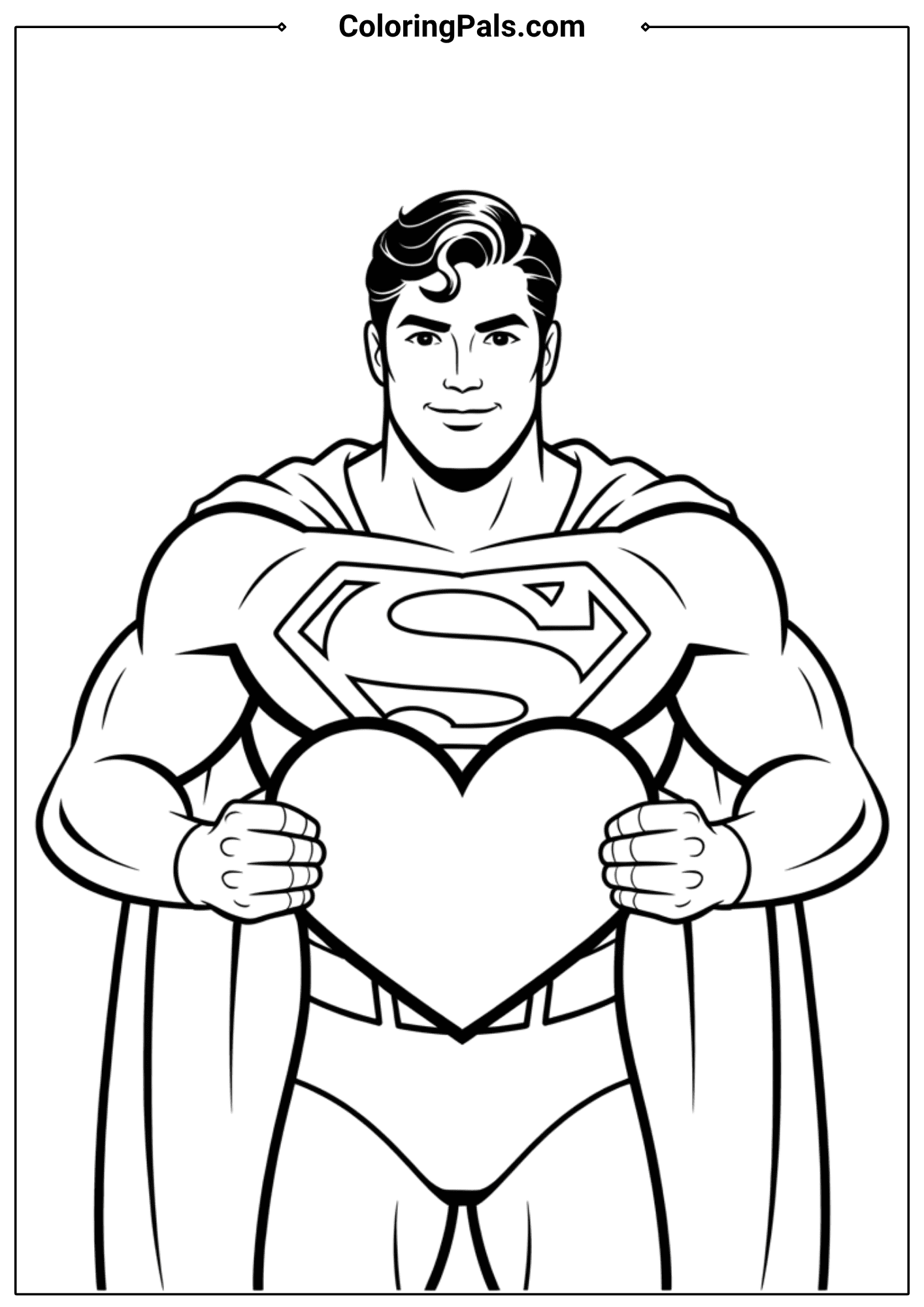 50+ Free Printable Superman Coloring Pages - Kids & Adults