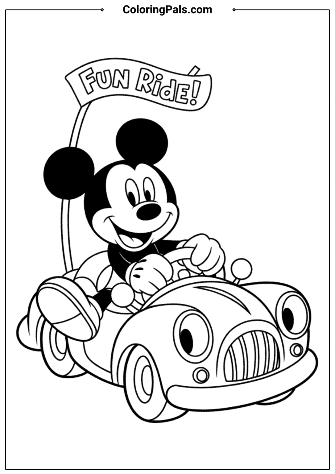 Over 50 Free Mickey Mouse Coloring Pages - Printable PDFs