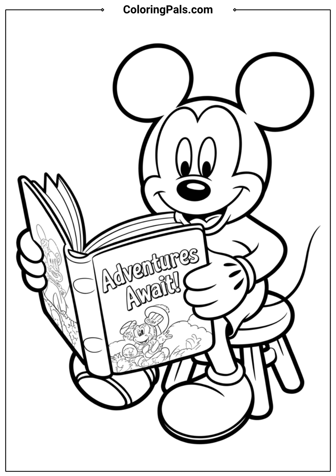 Over 50 Free Mickey Mouse Coloring Pages - Printable PDFs
