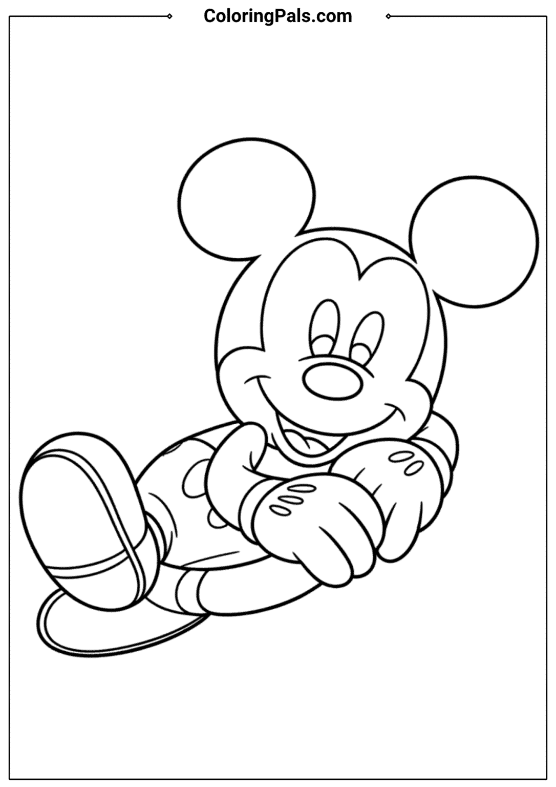 Over 50 Free Mickey Mouse Coloring Pages - Printable PDFs